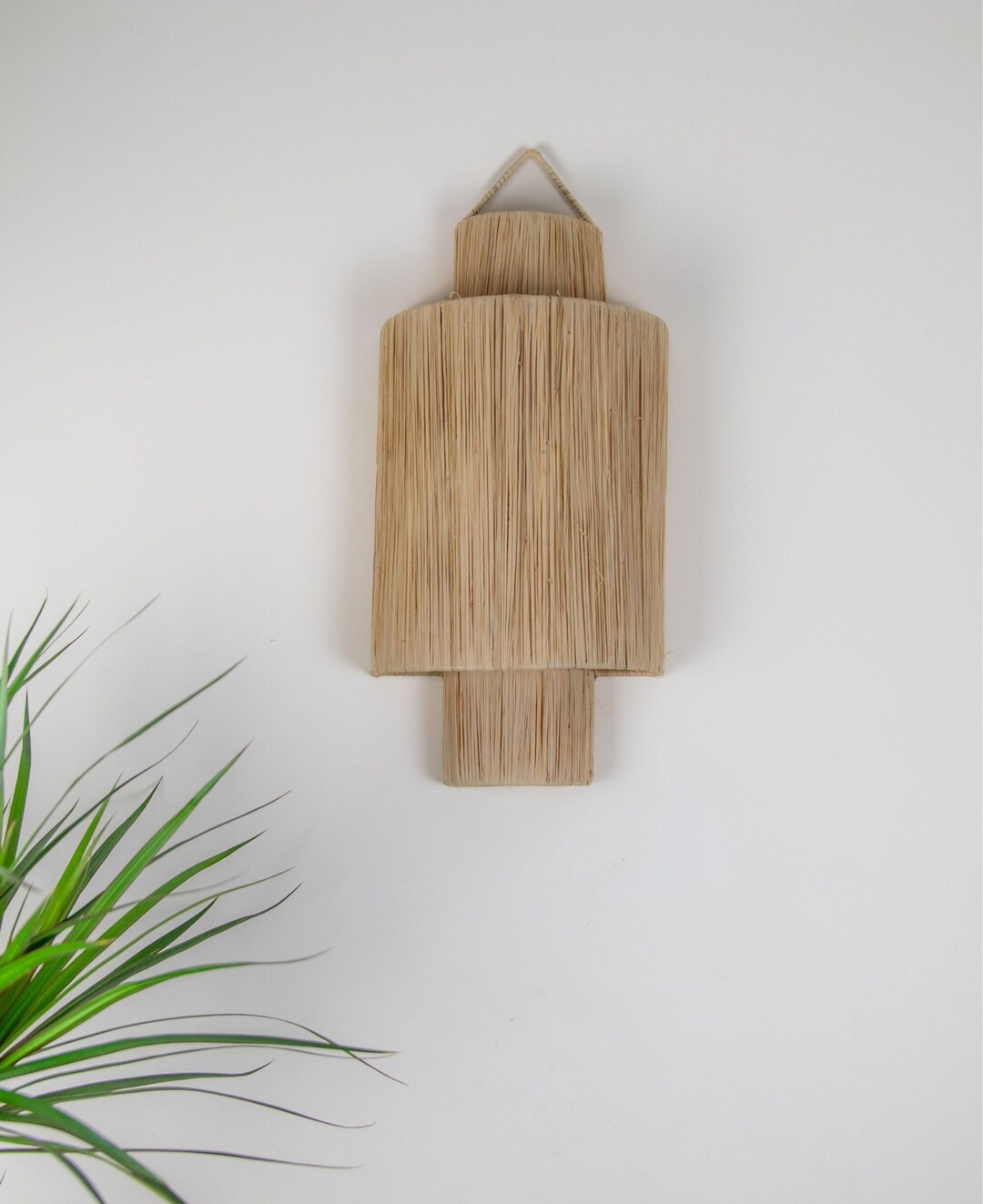 Raffia Wall Light, Raffia Sconces, Raffia Wall Light Fixture Raffia ...
