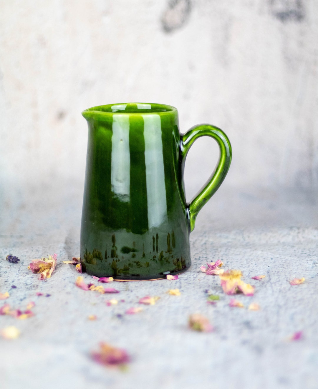 Moroccan Pottery Jug, Ceramic Creamer, Milk Jug, Milk Creamer, Ceramic ...