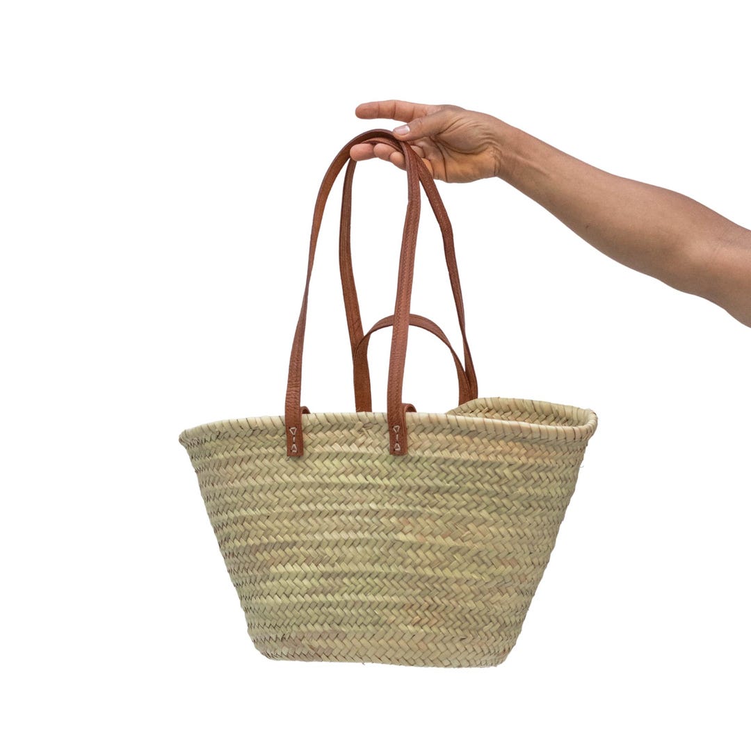 French Market Basket, French Market Bag, Straw Basket, French Basket ...