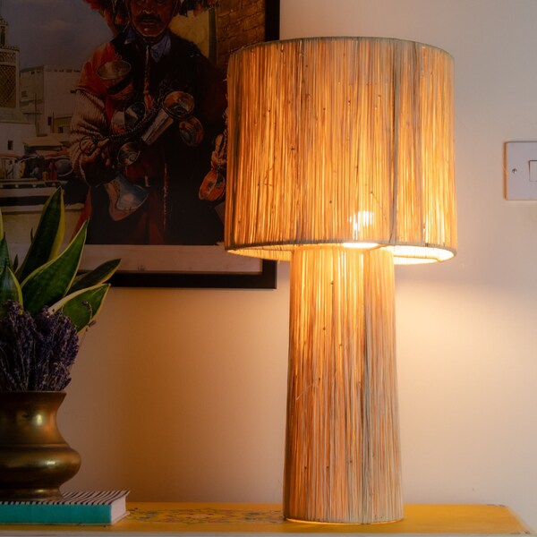 Raffia Lamp Shade - Etsy