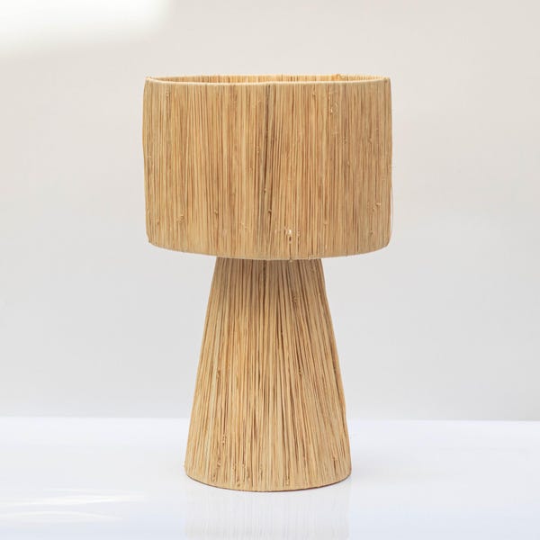 Raffia Lamp - Etsy