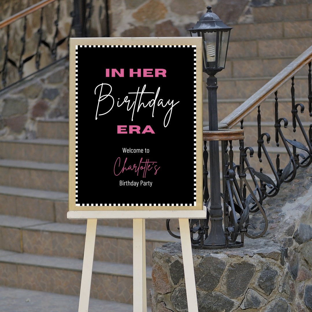 Taylor Swift Welcome Sign for Girls Party Custom T Swift - Etsy