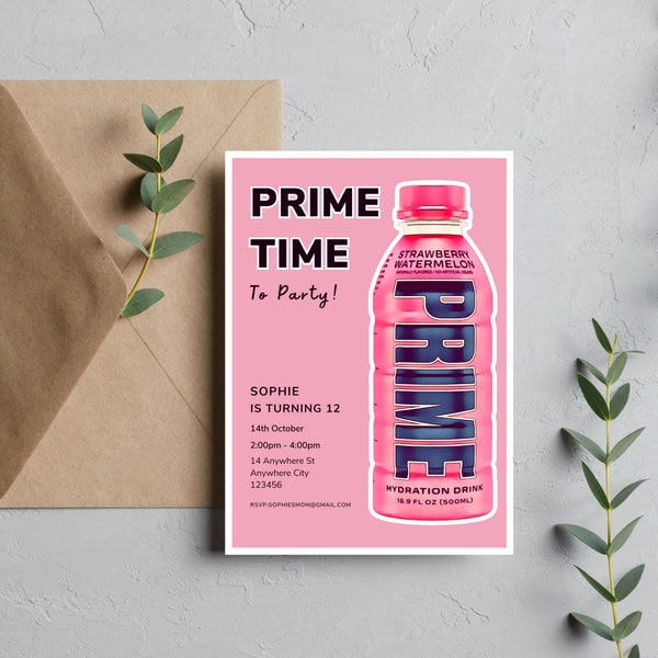 Prime Drink Birthday Party Decorations - Etsy