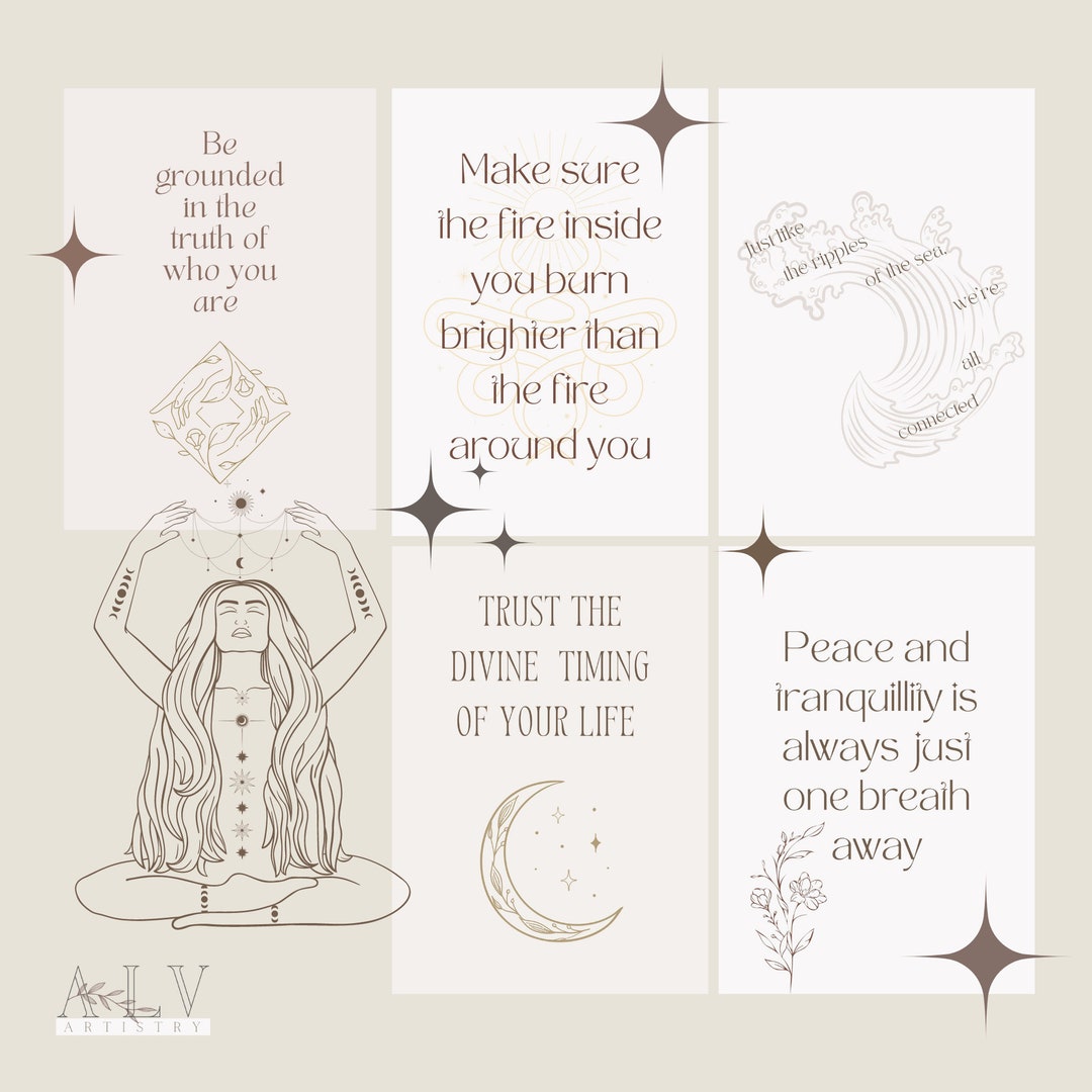 5 Different Motives Motivating and Inspirational Art Printables so You ...