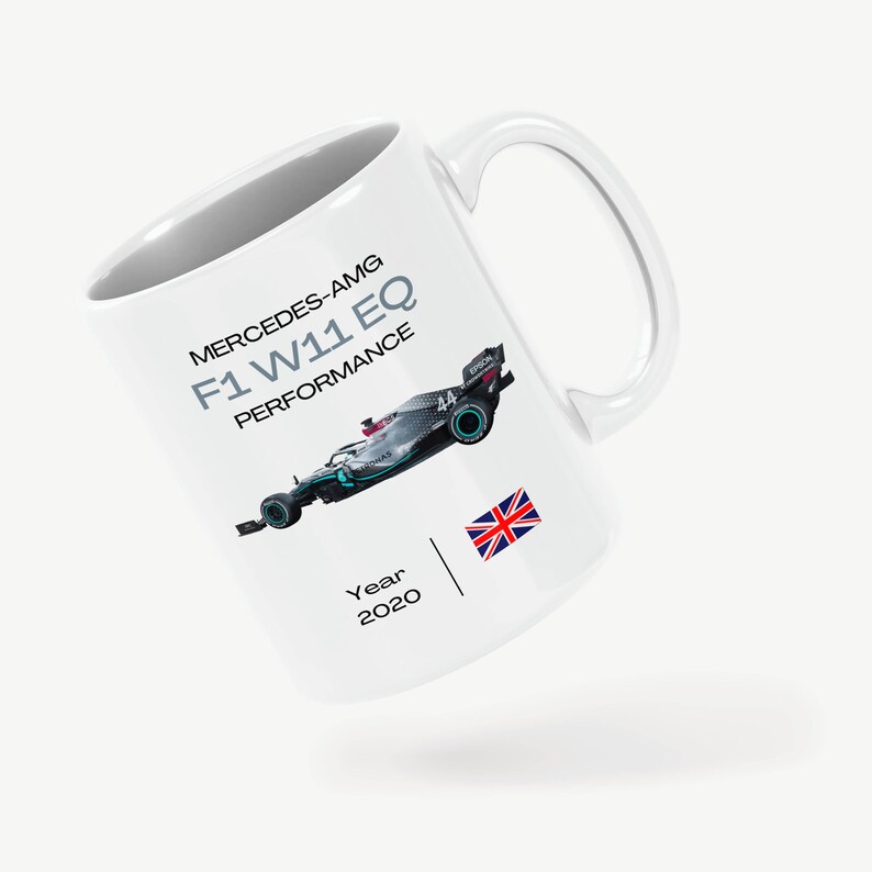 2020 Mercedes-amg F1 W11 EQ Performance Mug Formula One Mug, Iconic Car Gifts, Mercedes Car Mug ...