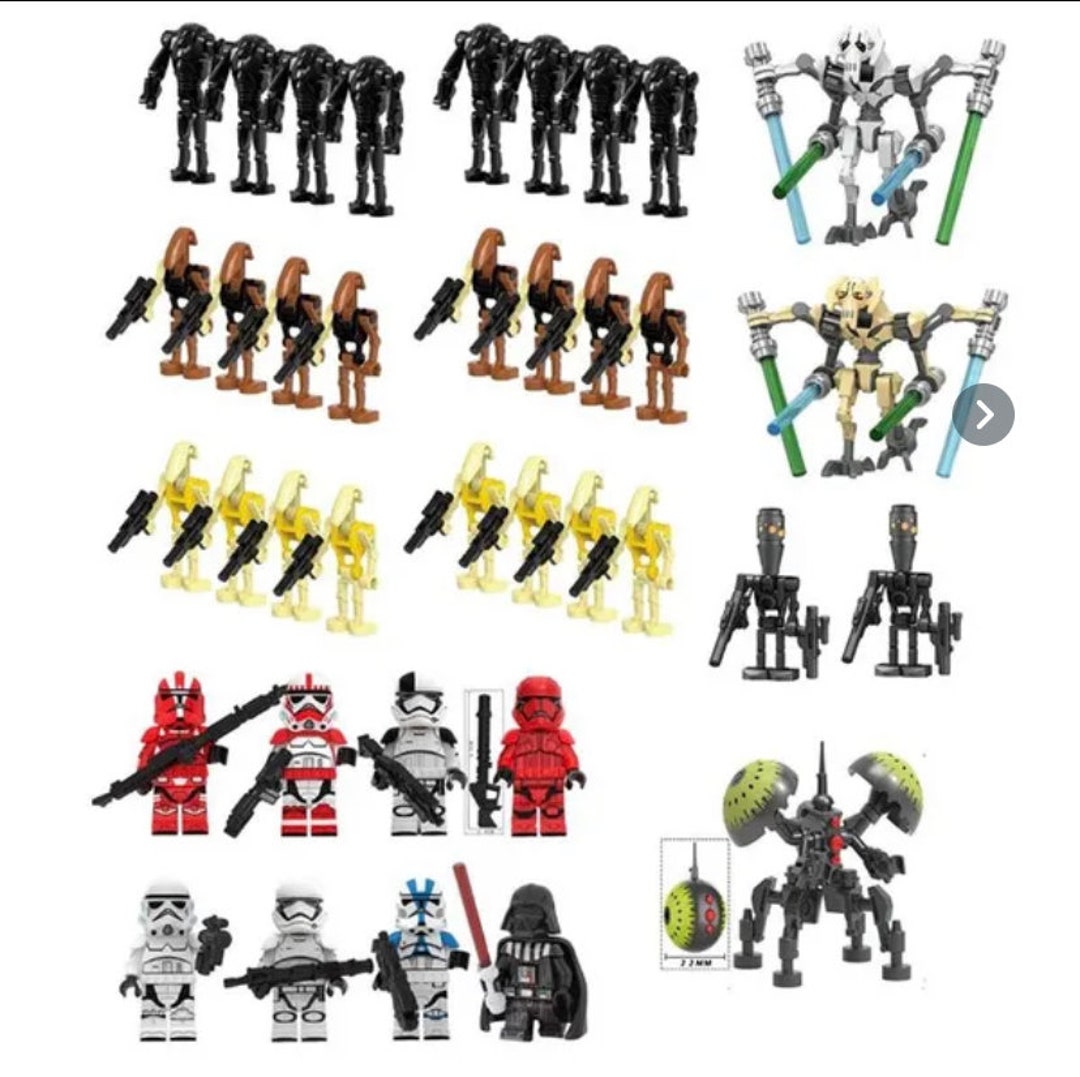 Clone Troopers Building Blocks Star Wars Commanders Mini - Etsy