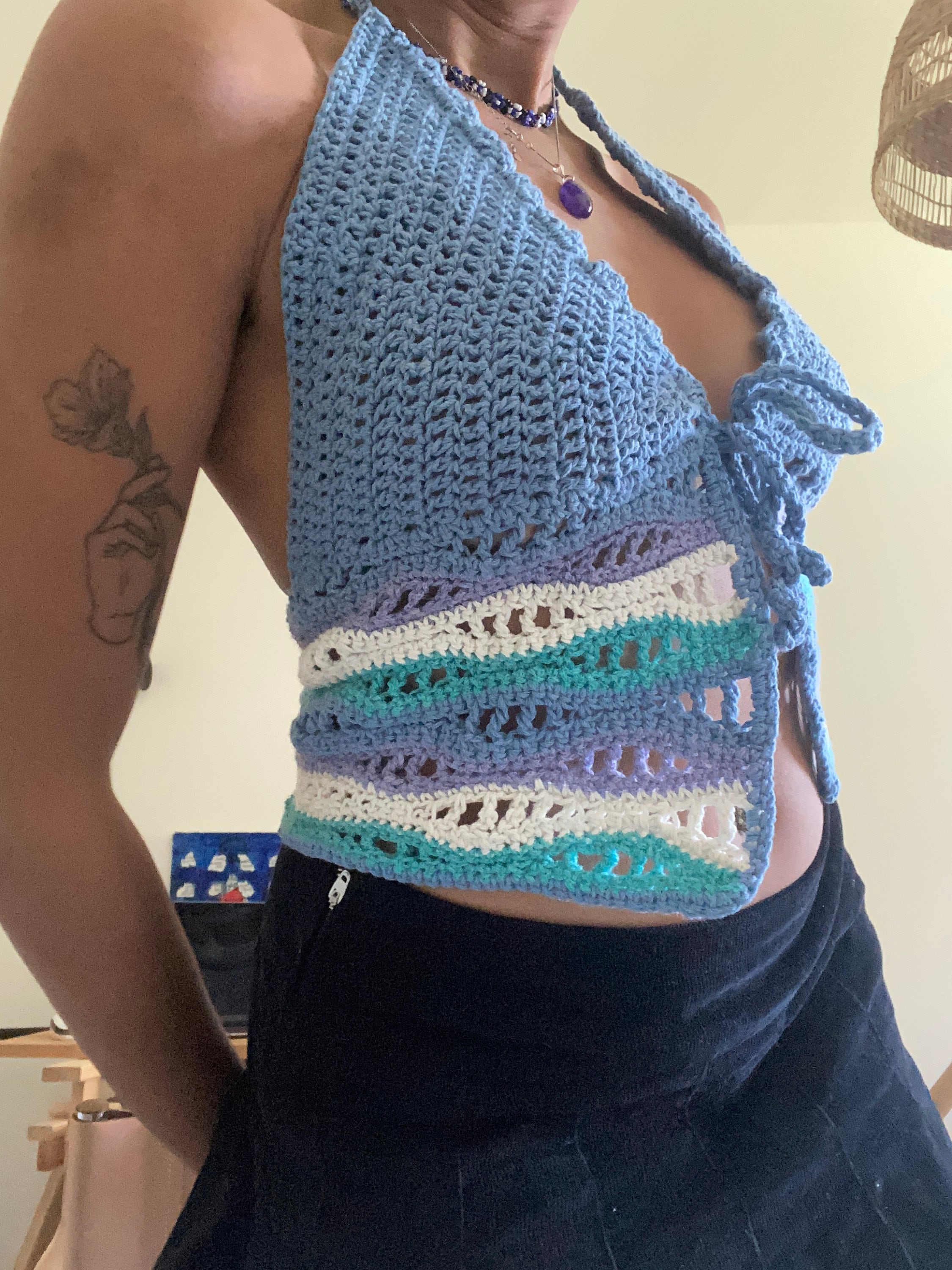 Wavy Beach Top | Crochet Pattern | PDF | Crochet Top Pattern | Crochet ...