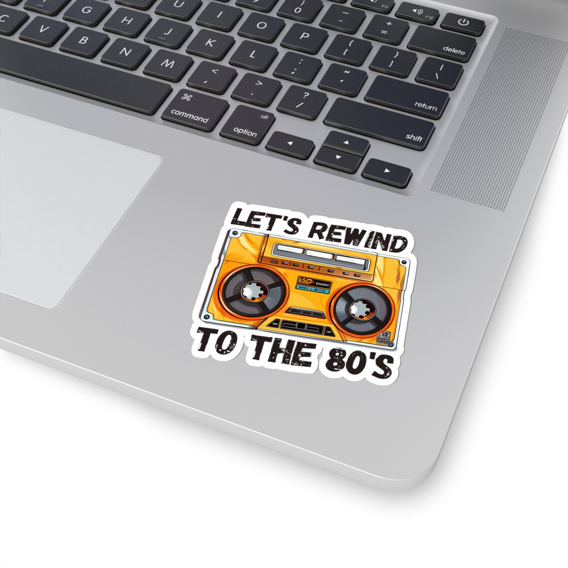 80s Nostalgia Sticker Lets' Rewind to the 80's Throwback Music Vinyl ...