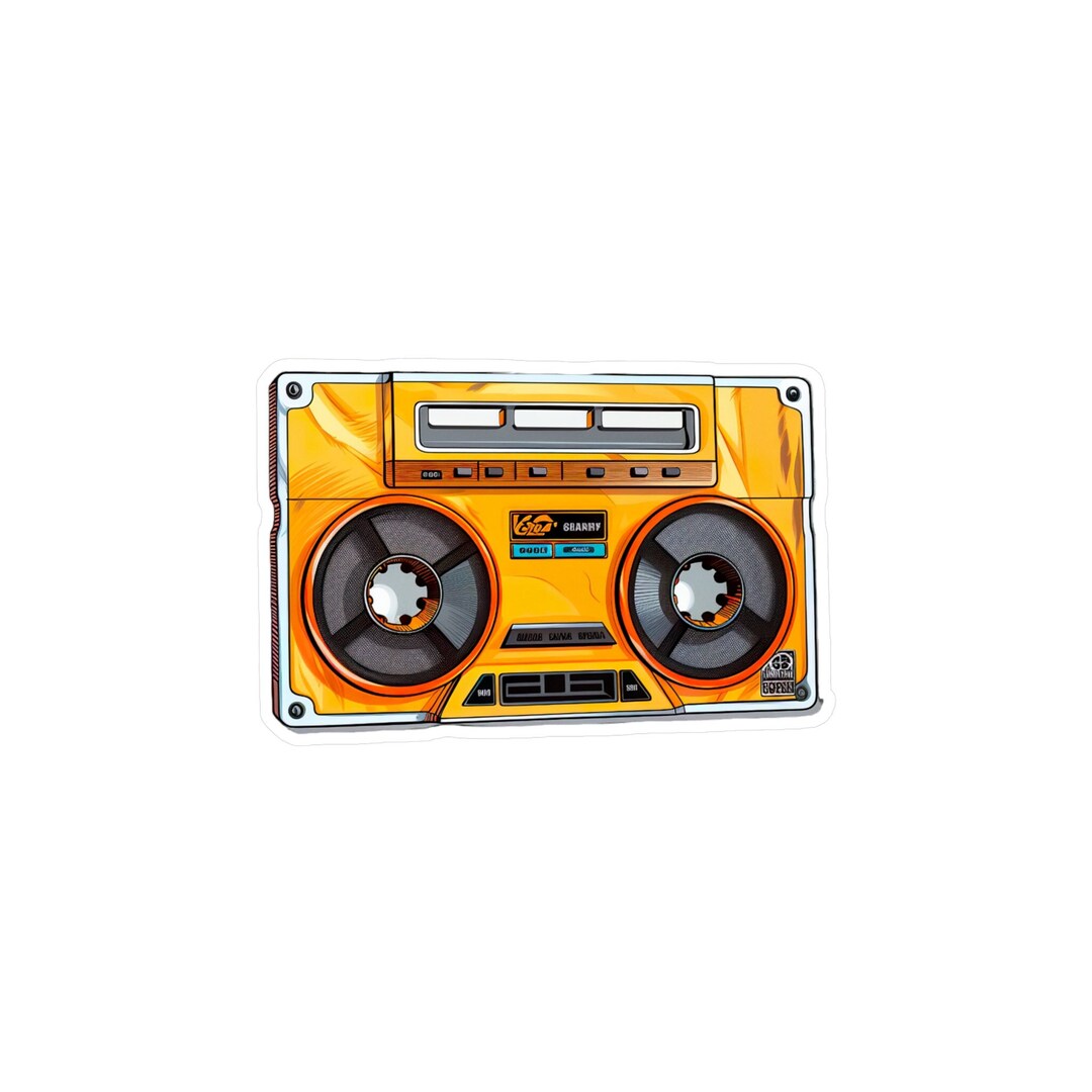 Throwback Music Vinyl Sticker | Walkman | Use in Planners, Journals ...
