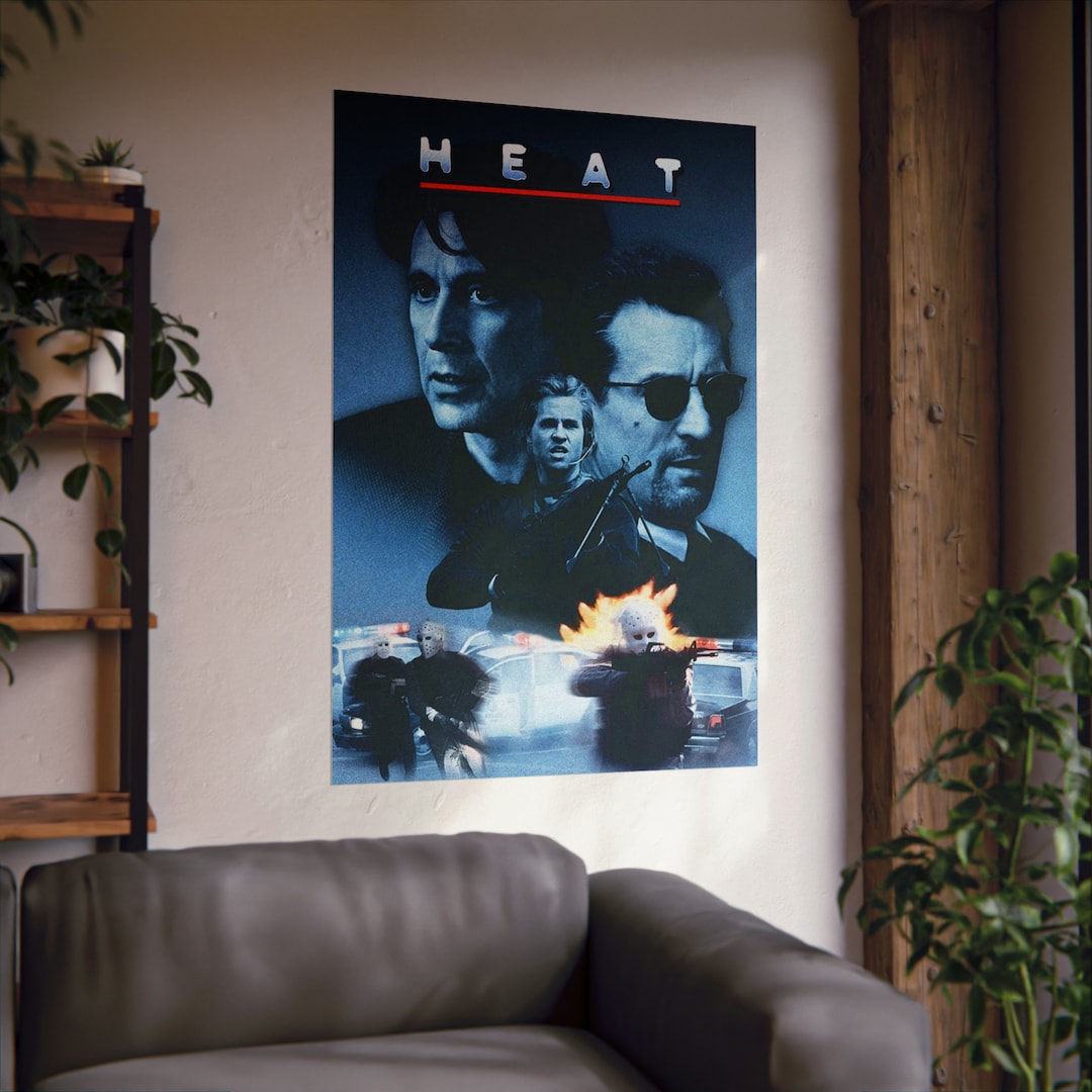 Heat Movie Poster Movie/show Poster Wall Art Printed & Shipped Wall Art ...