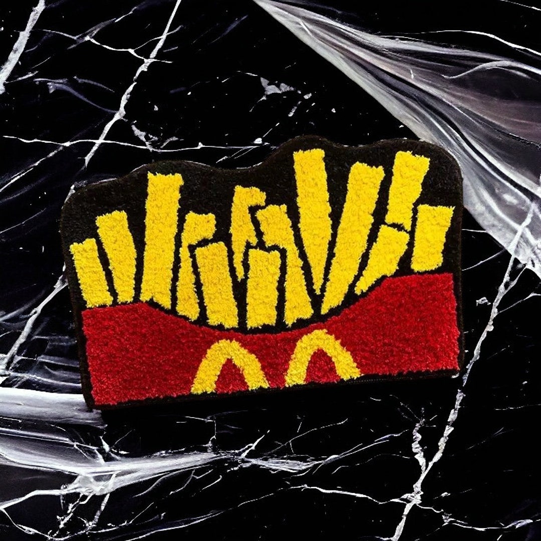 French Fries Bath Mat Mcdonald's Bath Mat Mac Cute Rugs Food Theme Fast ...
