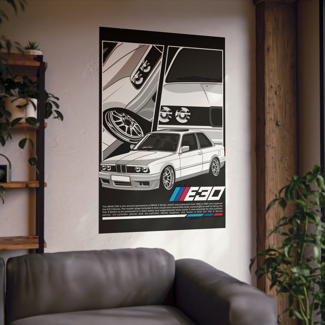 BMW E30 Poster - Etsy
