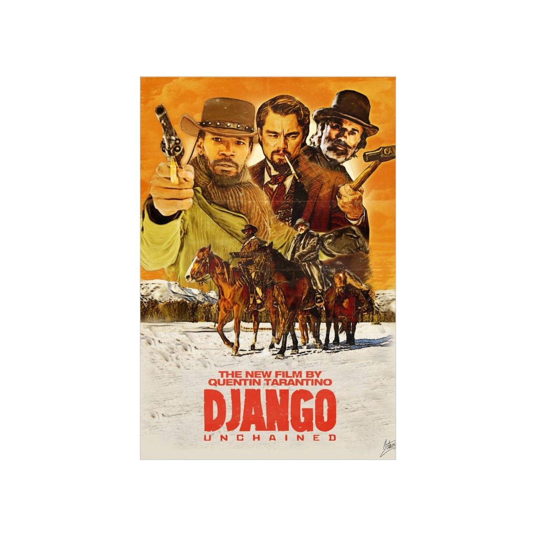 Django Unchained Movie Poster - Etsy