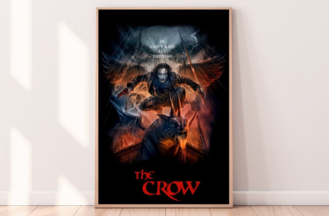The Crow Movie Poster Brandon Lee Poster Print Wall Art Home Decor 90s ...