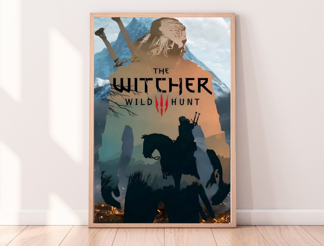 The Witcher 3 : Wild Hunt Poster the Witcher 3 Poster Wild - Etsy