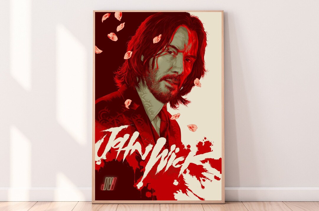 John Wick Poster Keanu Reeves Poster Movie Poster Gift Poster Movie ...