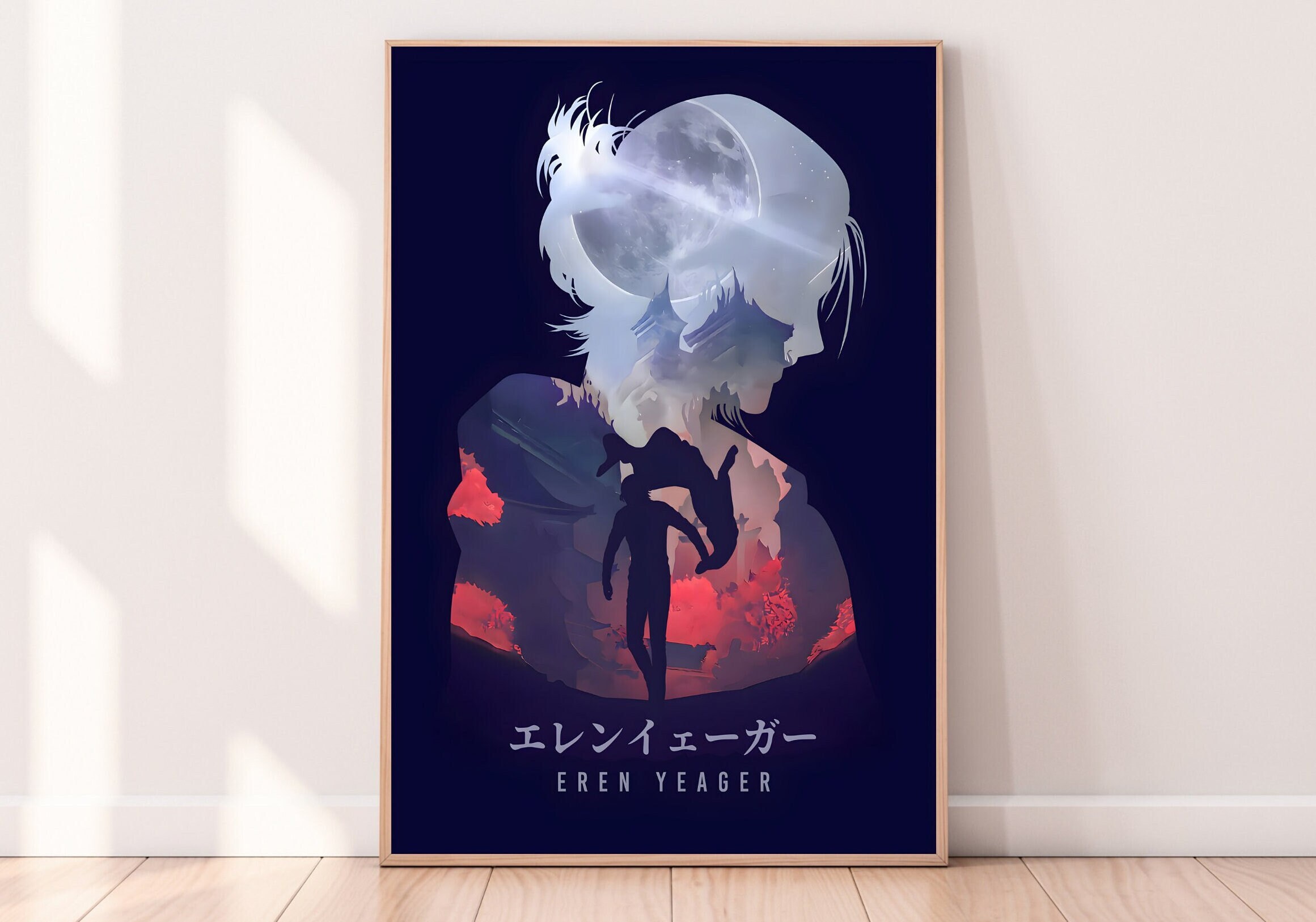 Eren Yeager Poster Anime Poster - Etsy
