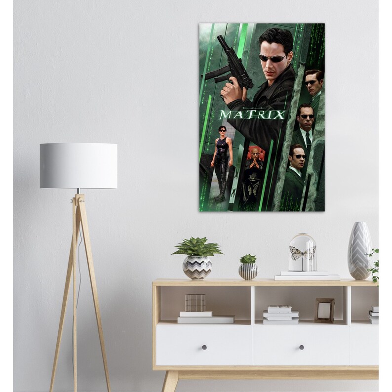 The Matrix Poster Keanu Reeves Poster Movie Print Poster - Etsy