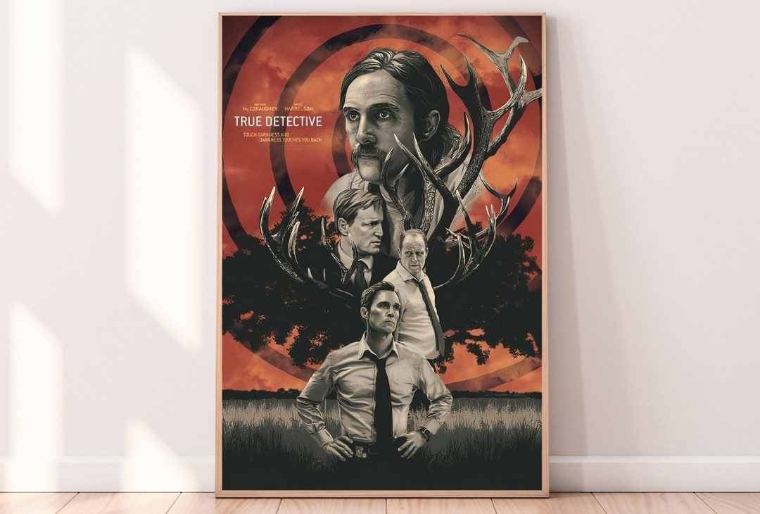 True Detective Poster True Detective Print True Detective Rust Cohle ...