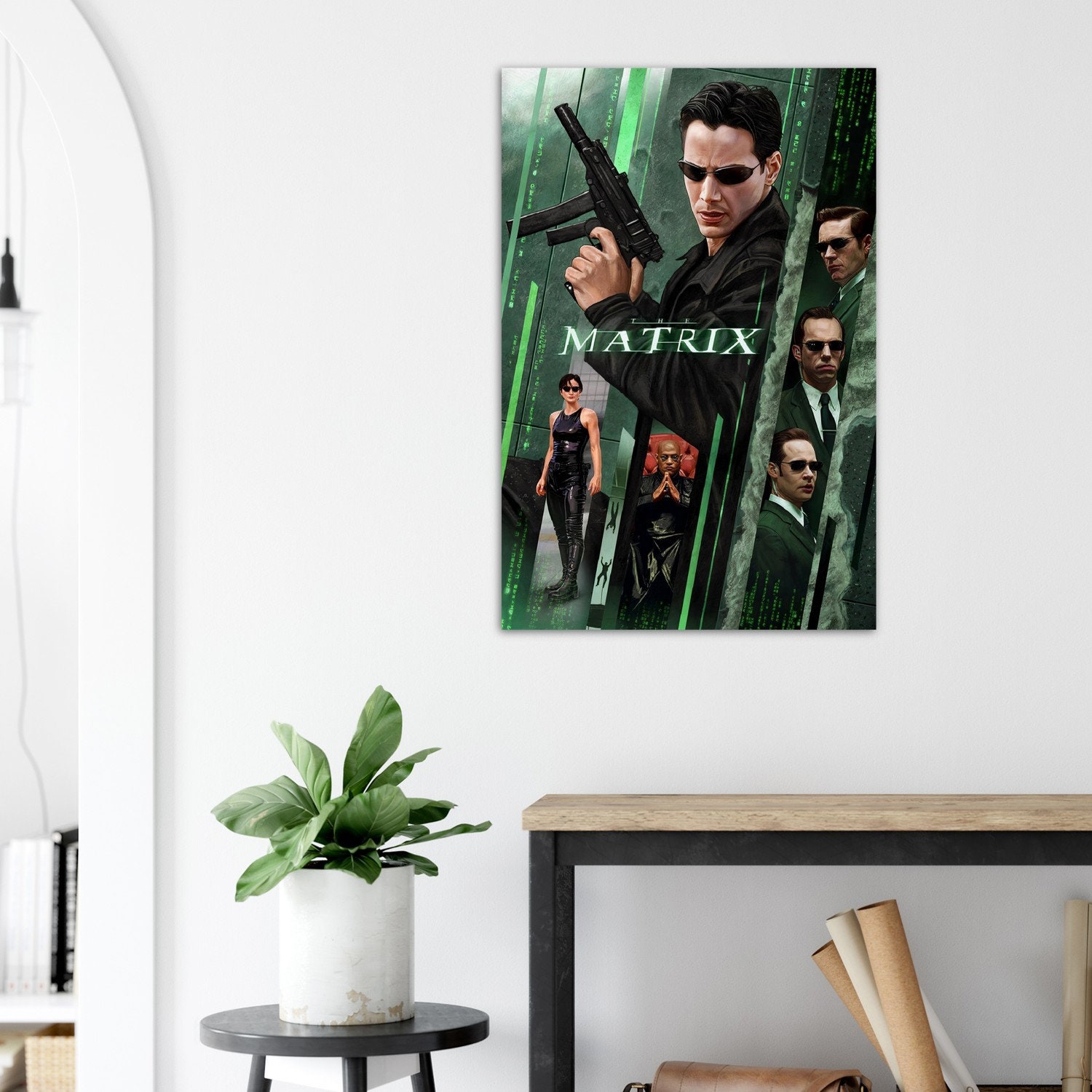 The Matrix Poster Keanu Reeves Poster Movie Print Poster - Etsy