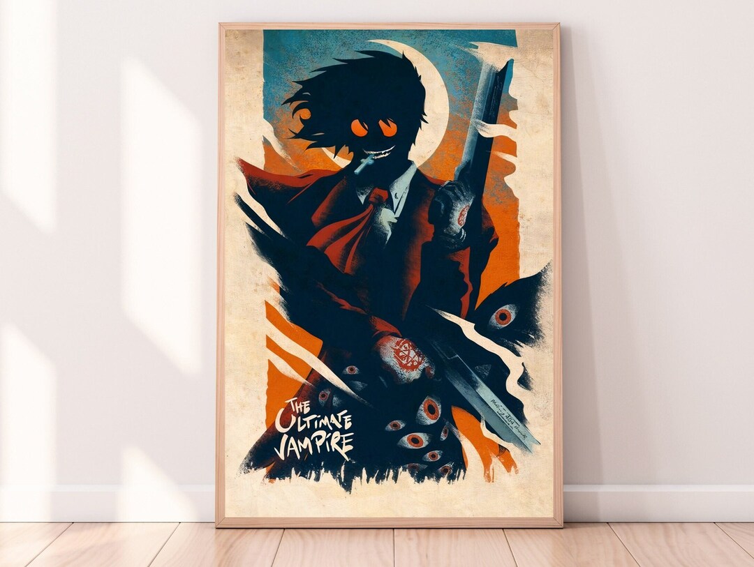 Hellsing Poster Hellsing Anime Poster Alucard Poster Decaroative Wall ...