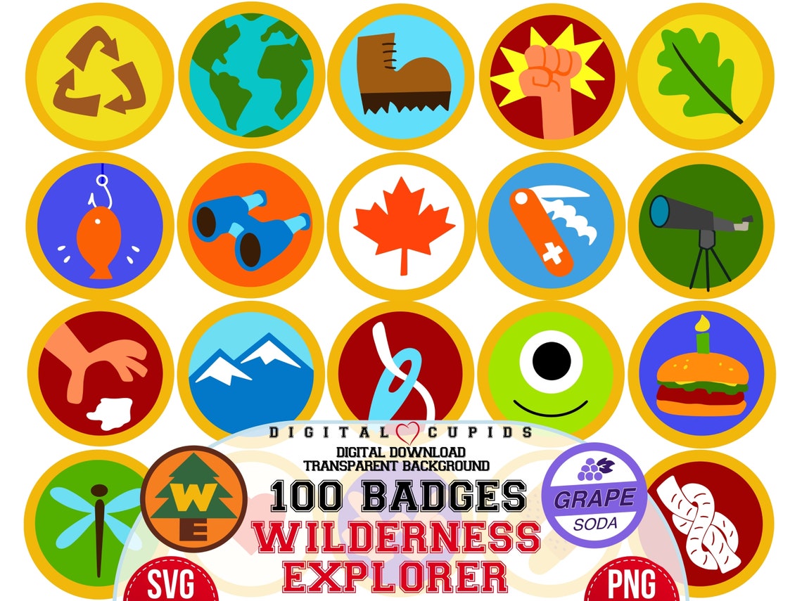 Wilderness Explorer Badges SVG PNG Bundle, Wilderness Explorer Patches ...