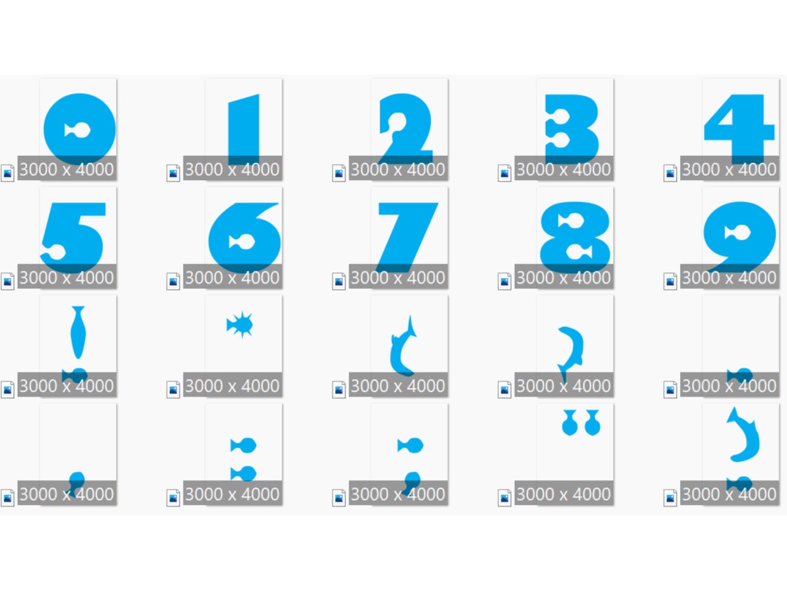 Finding Nemo Alphabet Font: SVG, PNG (digital Download) - Etsy