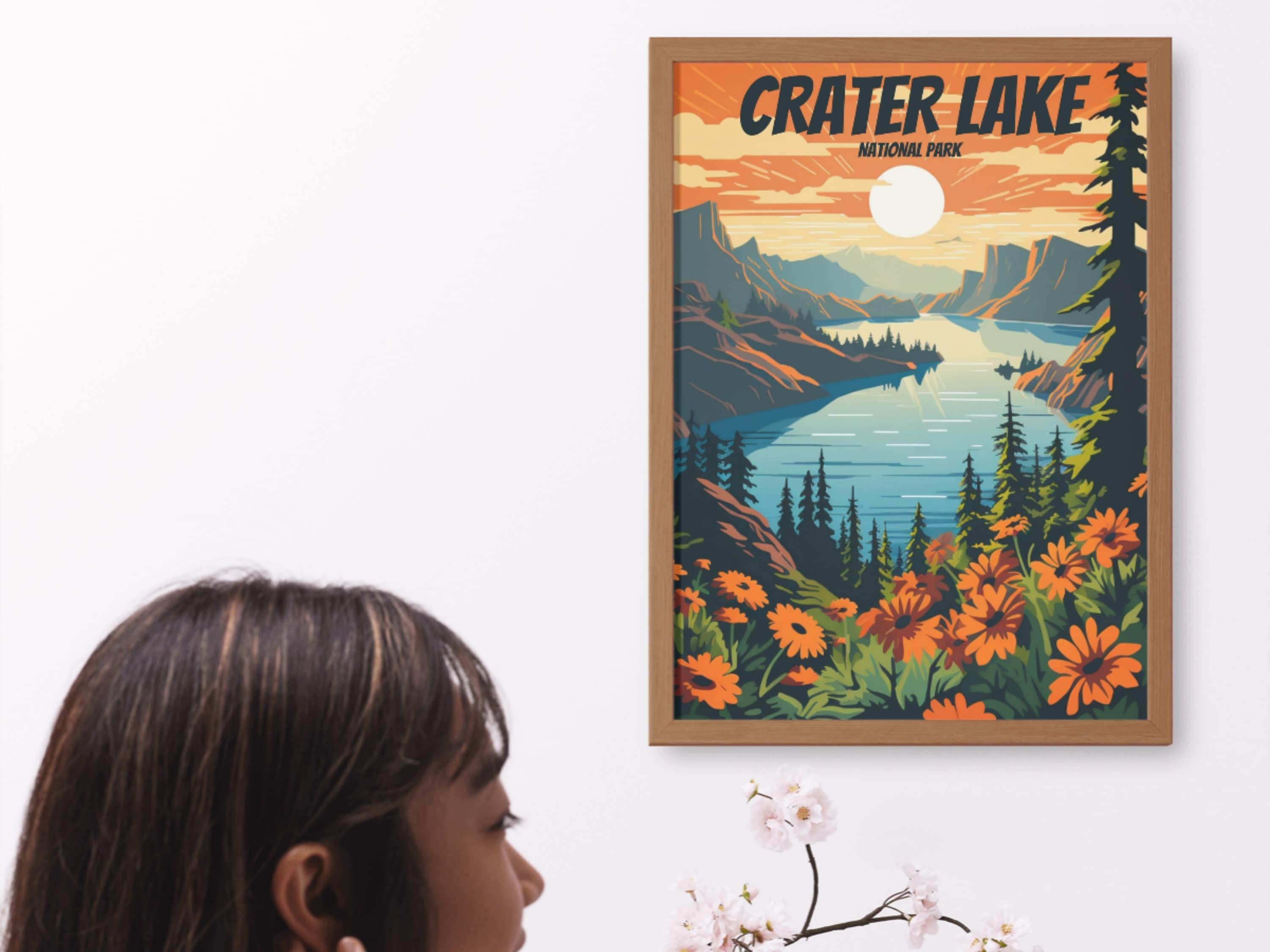 USA National Parks Retro Posters Set, Travel Retro Wall Art Poster ...