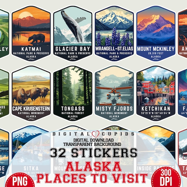 Alaska Sticker - Etsy