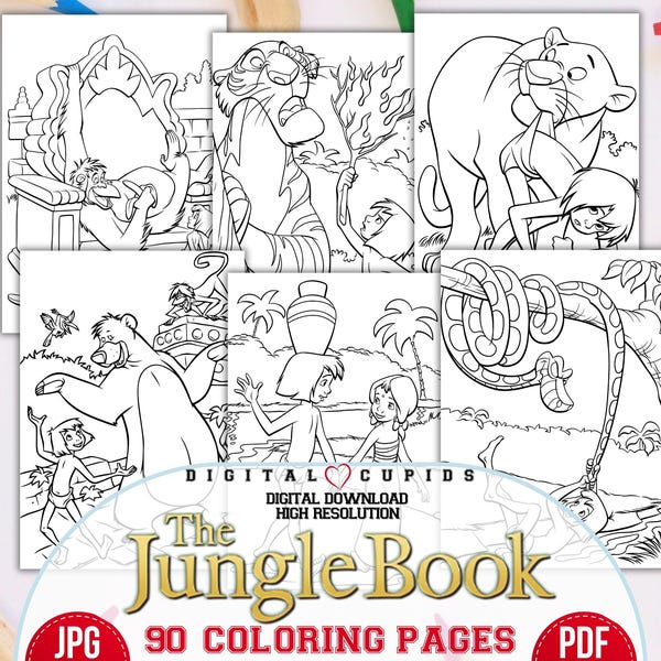 Jungle Book Covers - Etsy UK