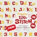 Lilo & Stitch Alphabet Font SVG PNG | Lilo Stitch Letters, Numbers ...