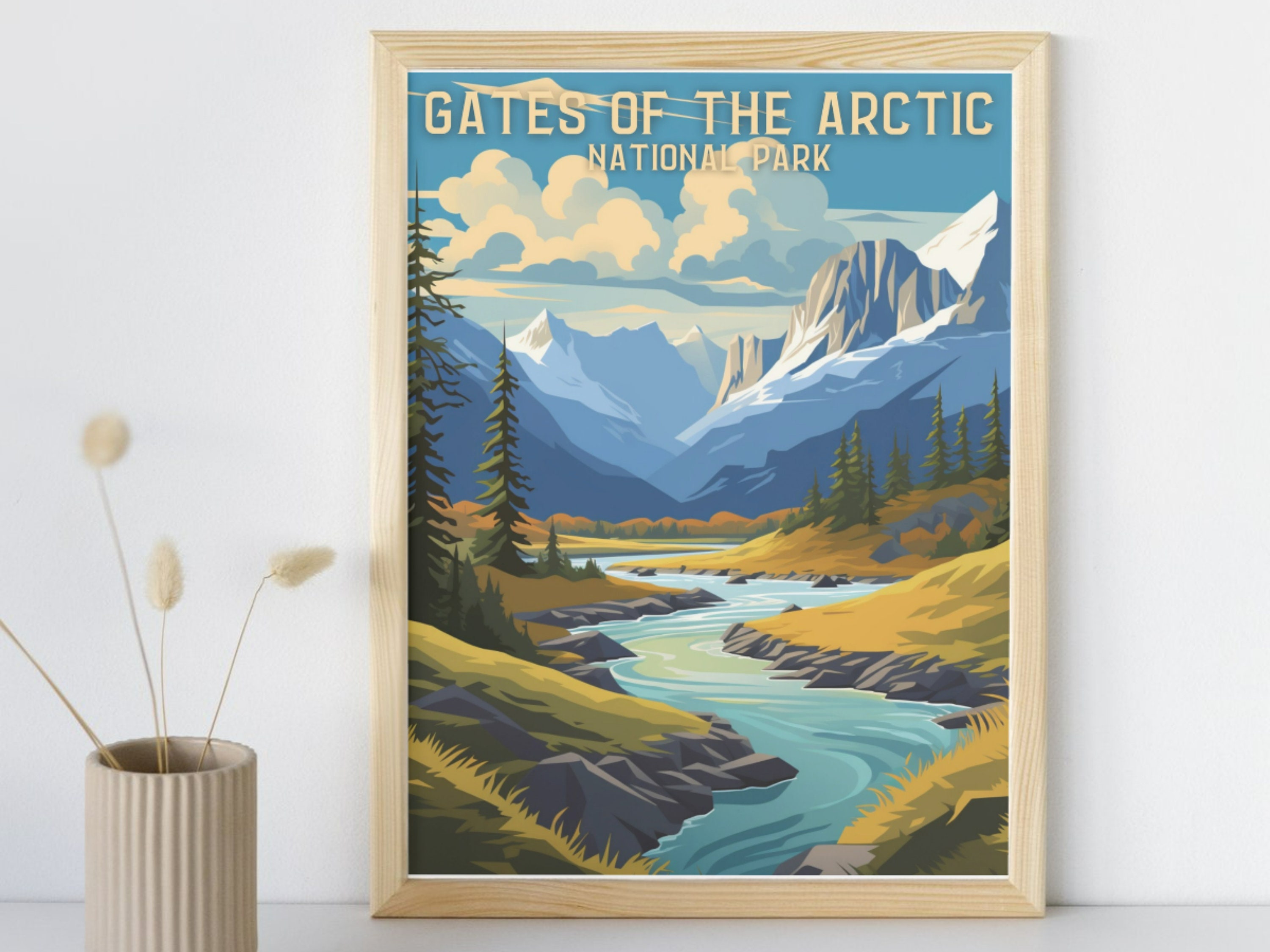 USA National Parks Retro Posters Bundle, Travel Retro Wall Art Poster ...