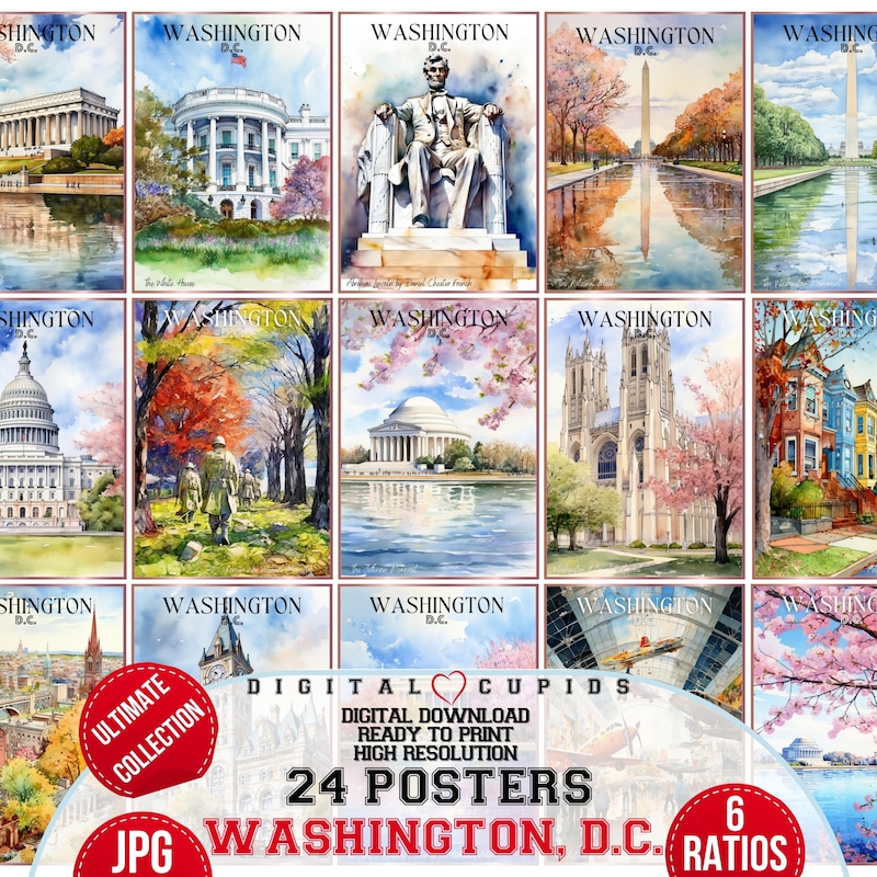 Washington Dc Poster - Etsy