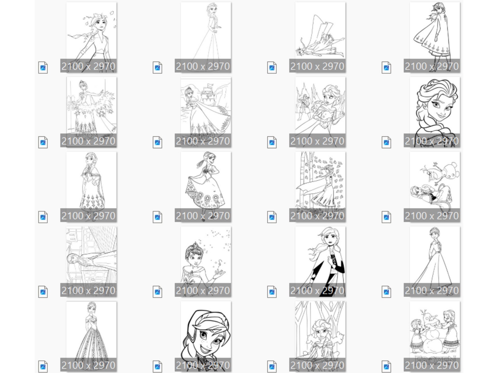 Frozen Coloring Pages, Elsa & Anna Cartoon Cliparts Coloring Book ...
