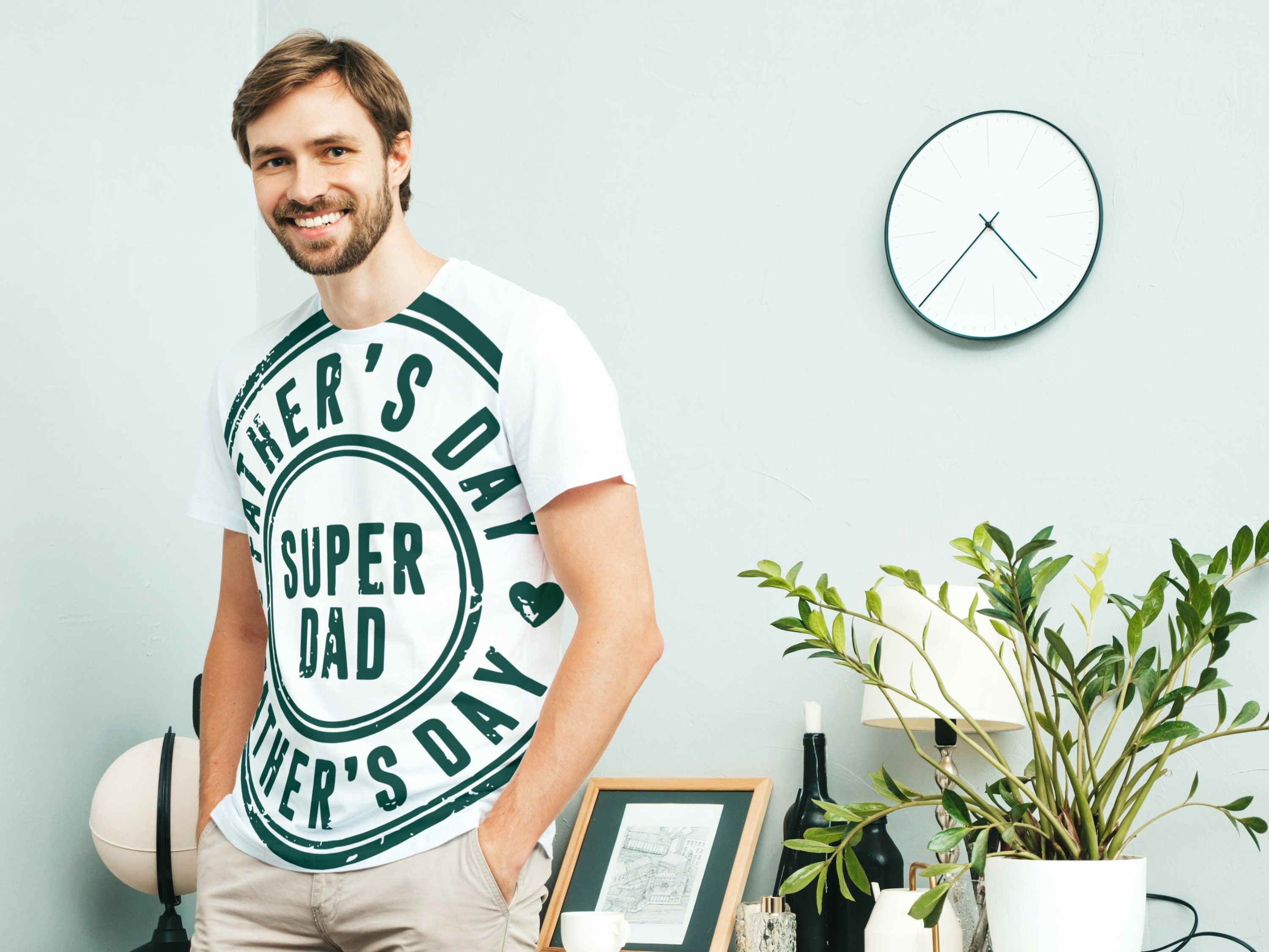 Super Dad Stamp Collection SVG PNG Father's Day Stickers Set Daddy's ...