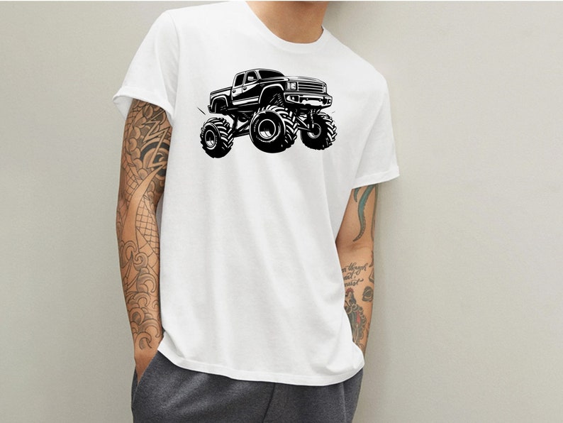 Monster Truck Mania SVG PNG Collection I High-resolution - Etsy
