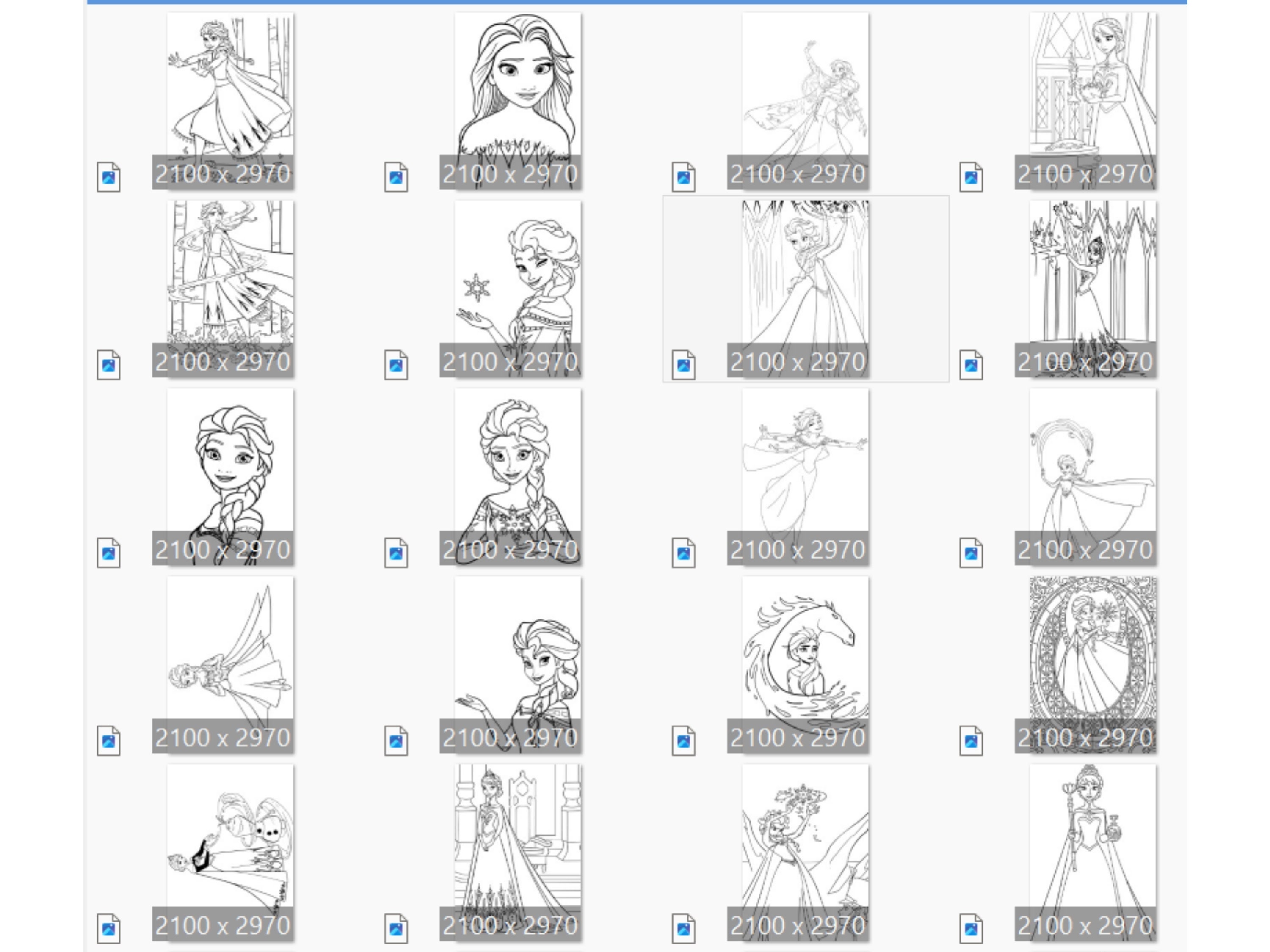 Frozen Coloring Pages, Elsa & Anna Cartoon Cliparts Coloring Book ...