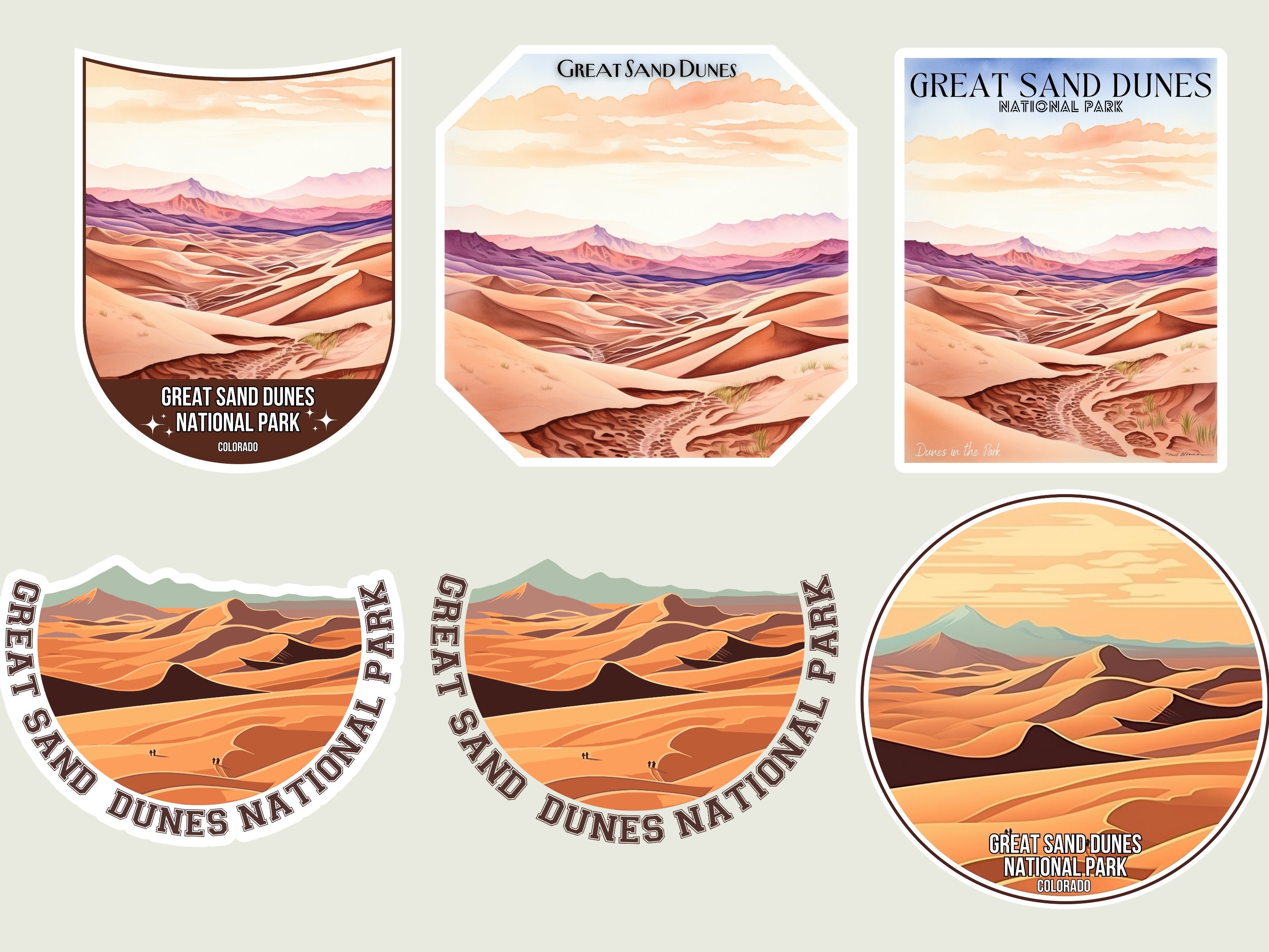 Great Sand Dunes National Park PNG Sticker Collection, Great Sand Dunes ...