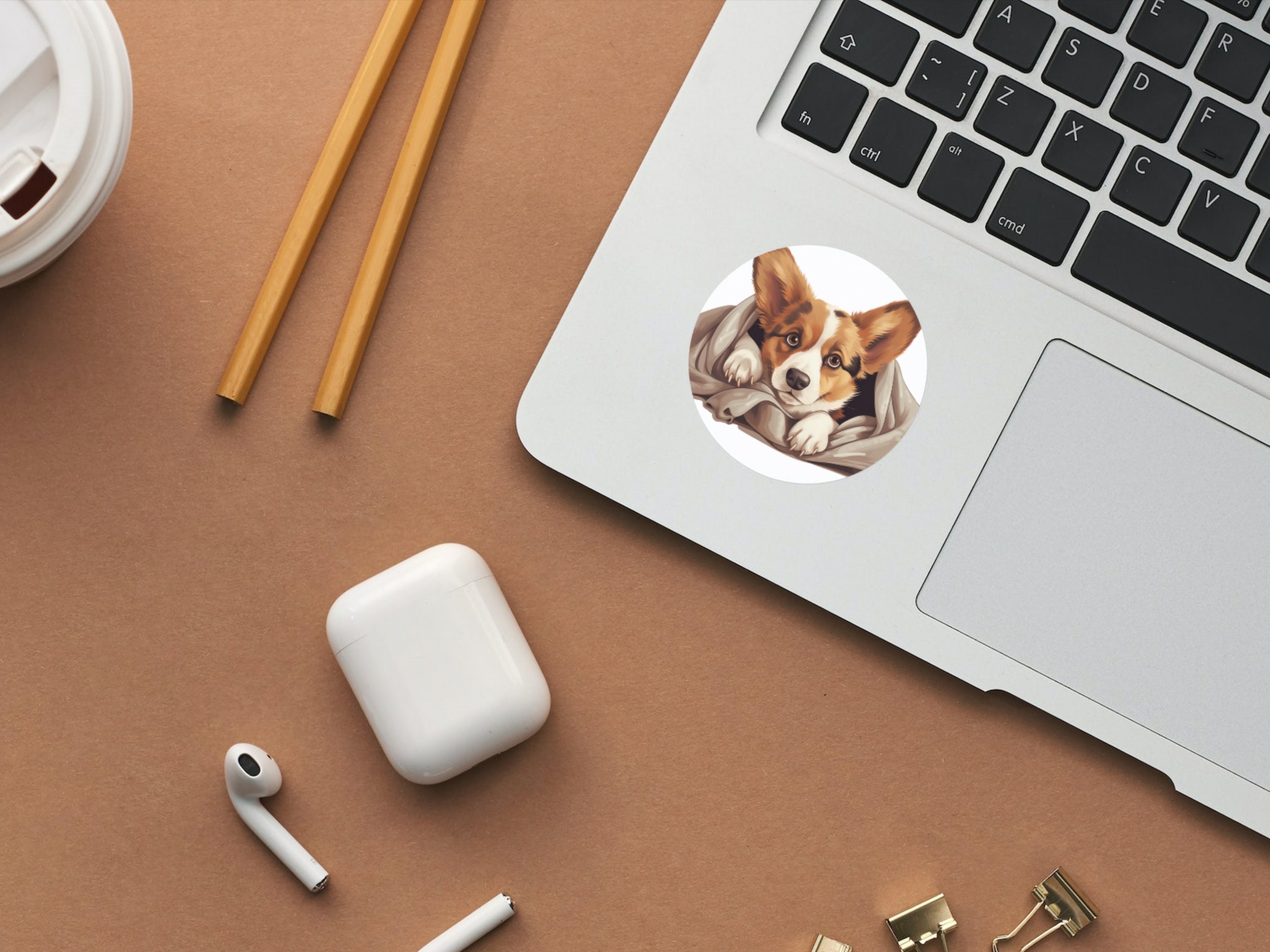 Fabulous Welsh Corgi PNG Clipart Set 300 DPI Corgi Stickers, Graphics ...