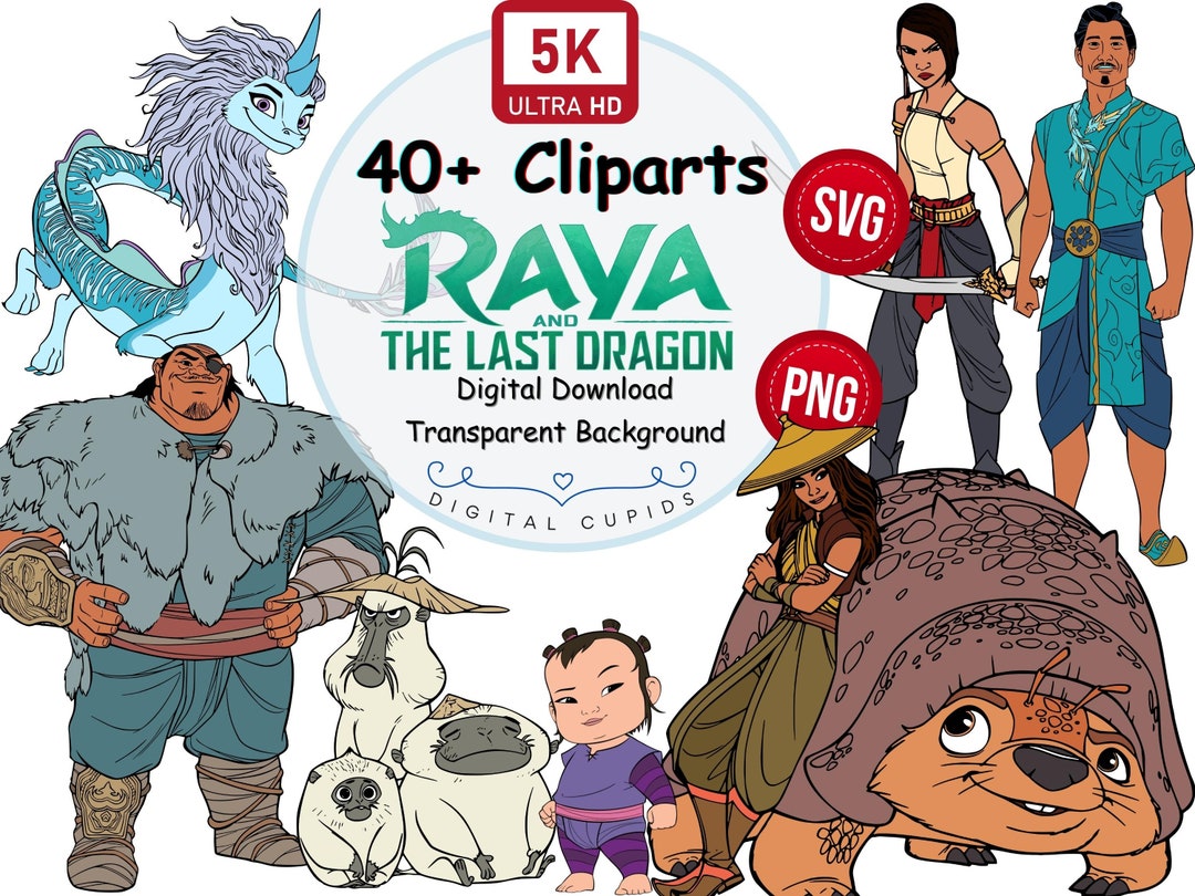 Raya and the Last Dragon SVG PNG Bundle Raya SVG Collection I Raya ...