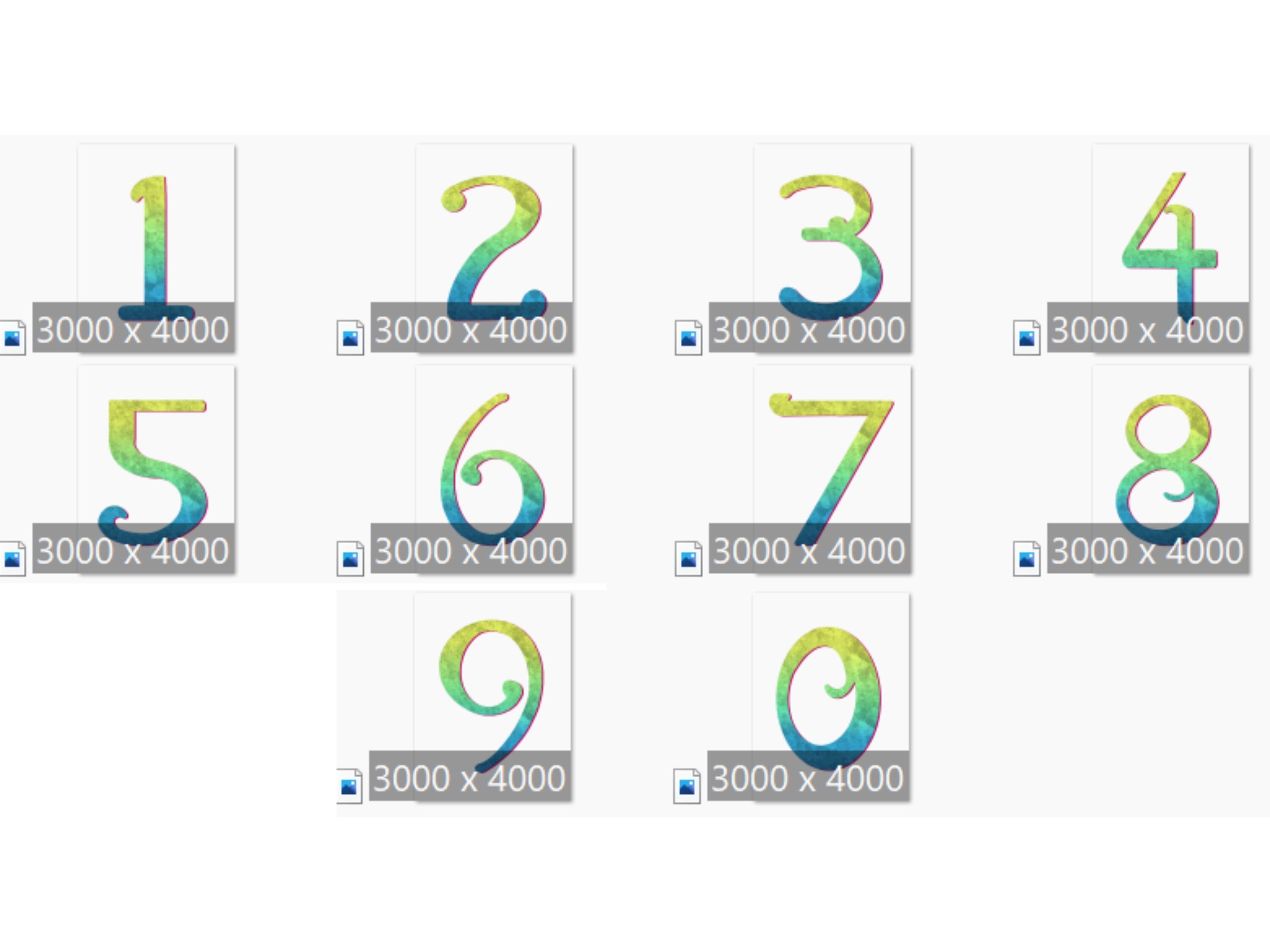 Encanto Alphabet & Numbers PNG: Movie Font Clipart (digital Download ...