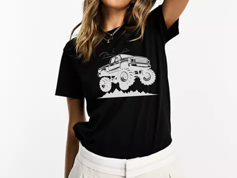 Monster Truck Mania SVG PNG Collection I High-resolution Vehicle Prints ...