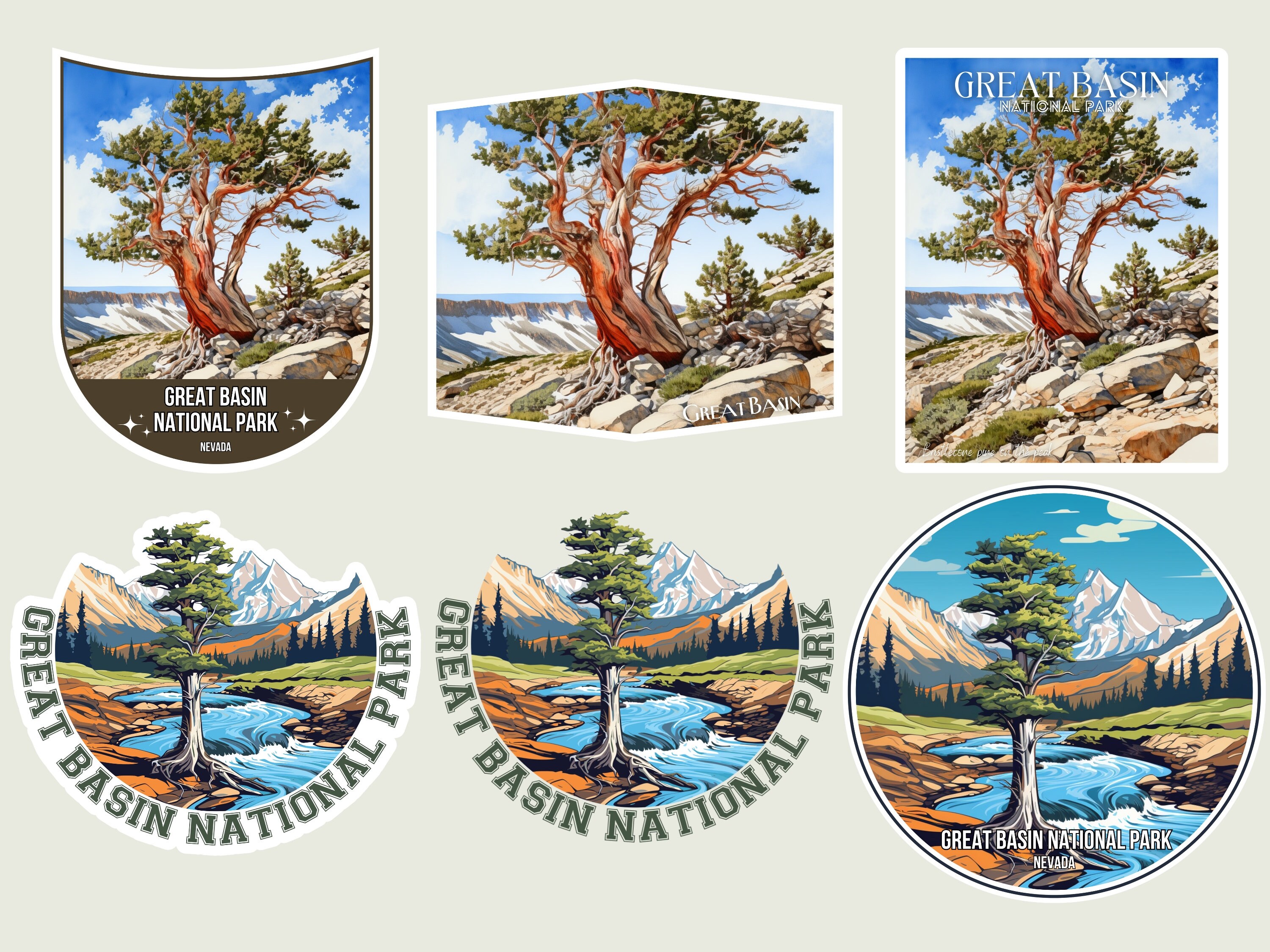 Great Basin National Park PNG Sticker Collection I Great Basin Travel ...