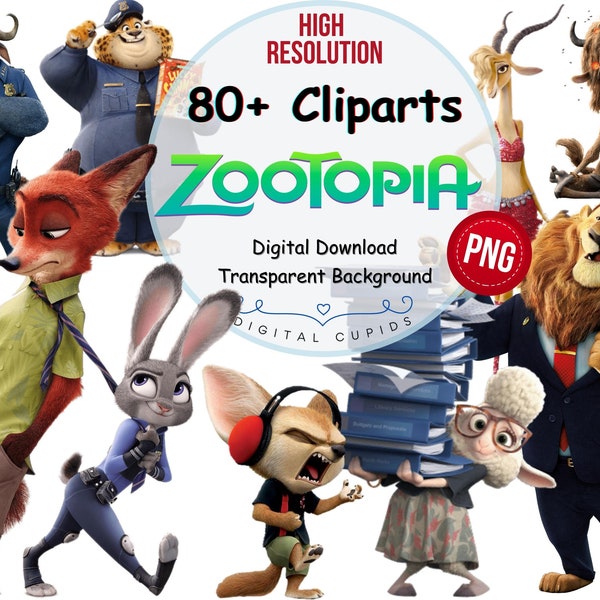 Zootopia Stickers - Etsy