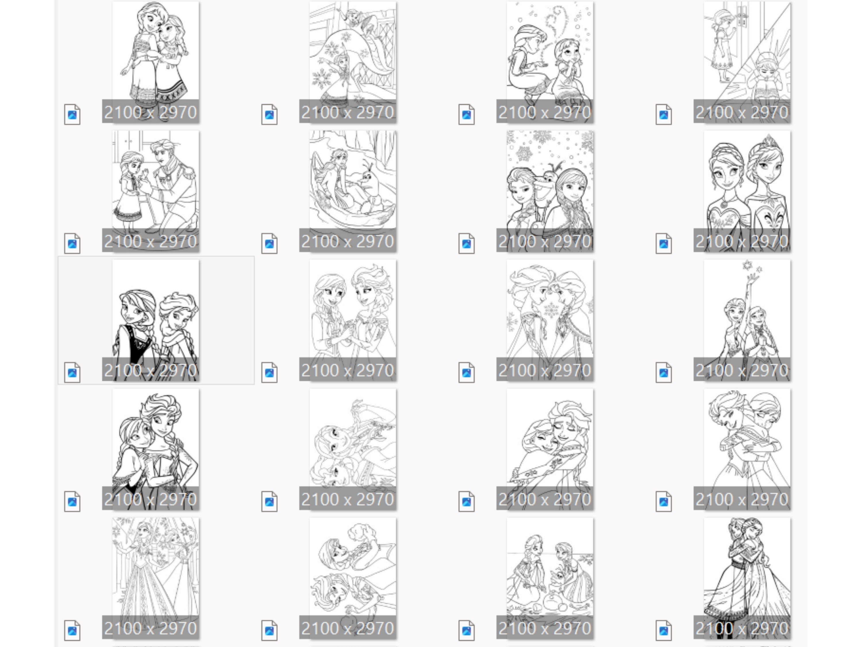Frozen Coloring Pages, Elsa & Anna Cartoon Cliparts Coloring Book ...