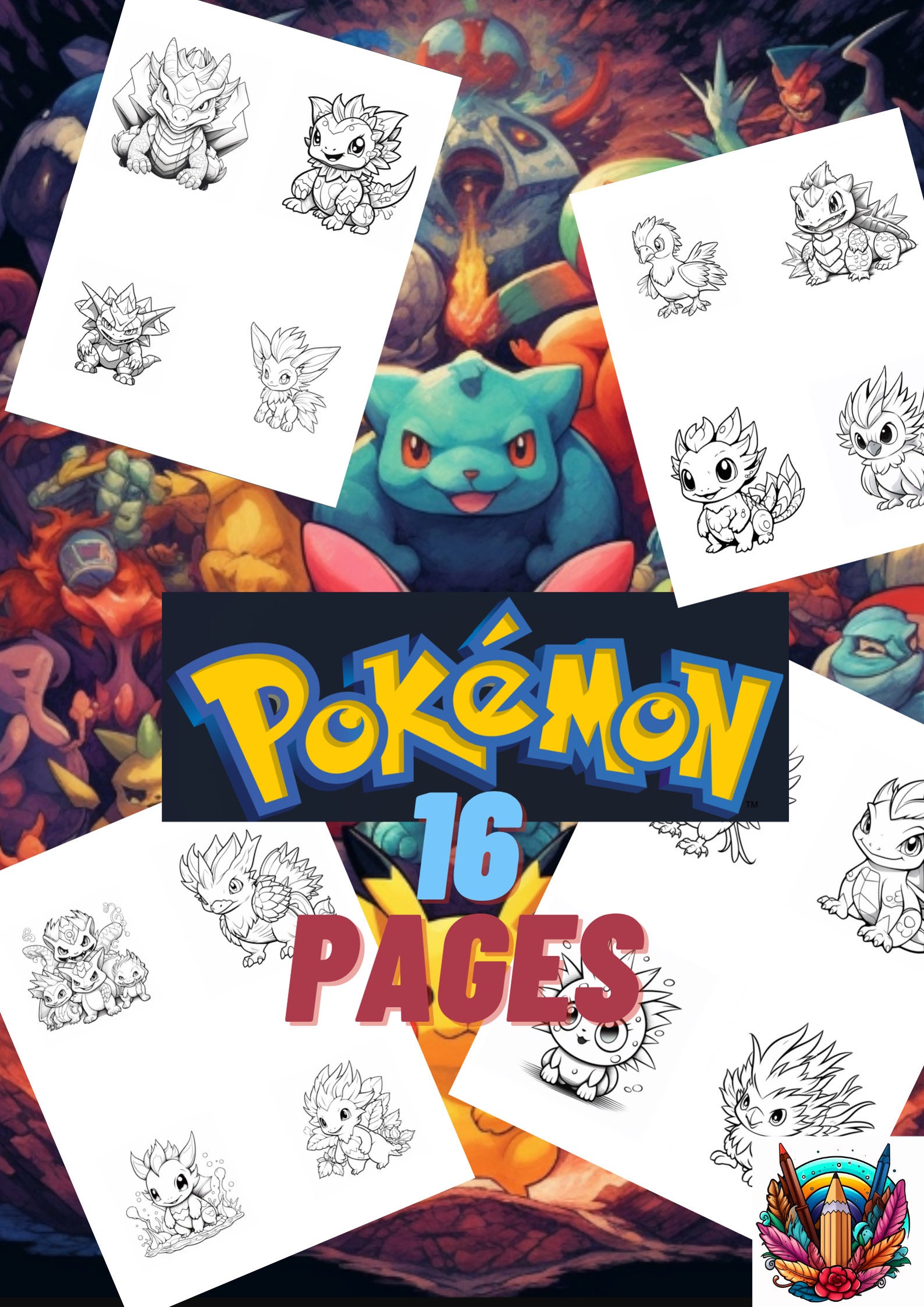 Pokeman Coloring Pages Printable Coloring Book Coloring Pages for Kids ...