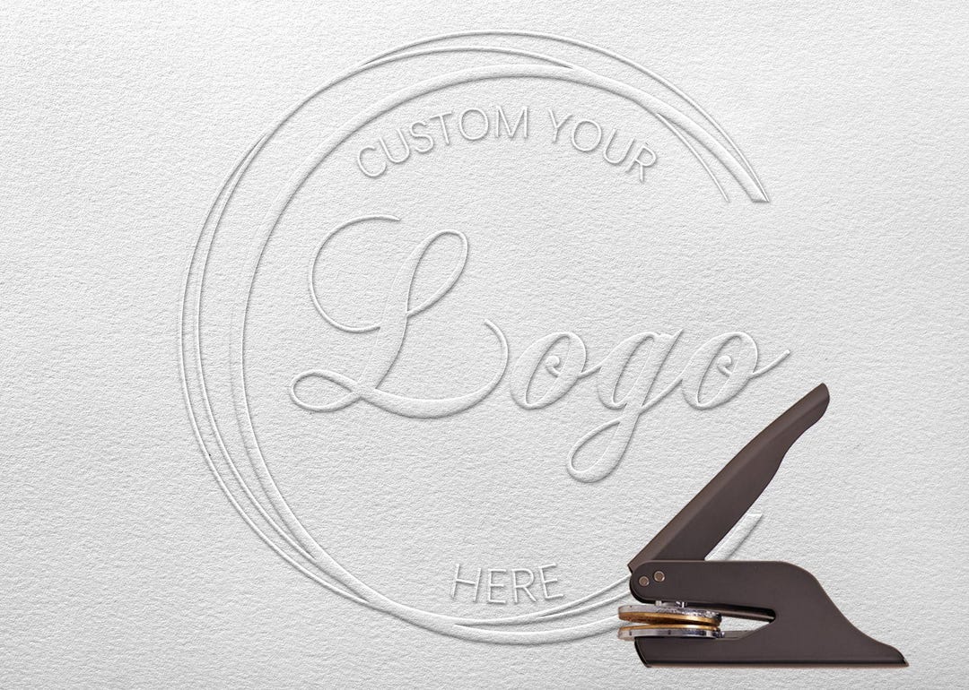 Custom Logo Embosser, Your Own Design Personalized, Personalized ...