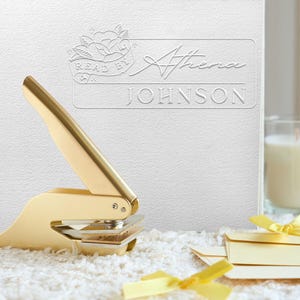 Custom Book Embosser, Rectangular Embosser, Custom Embosser Stamp ...