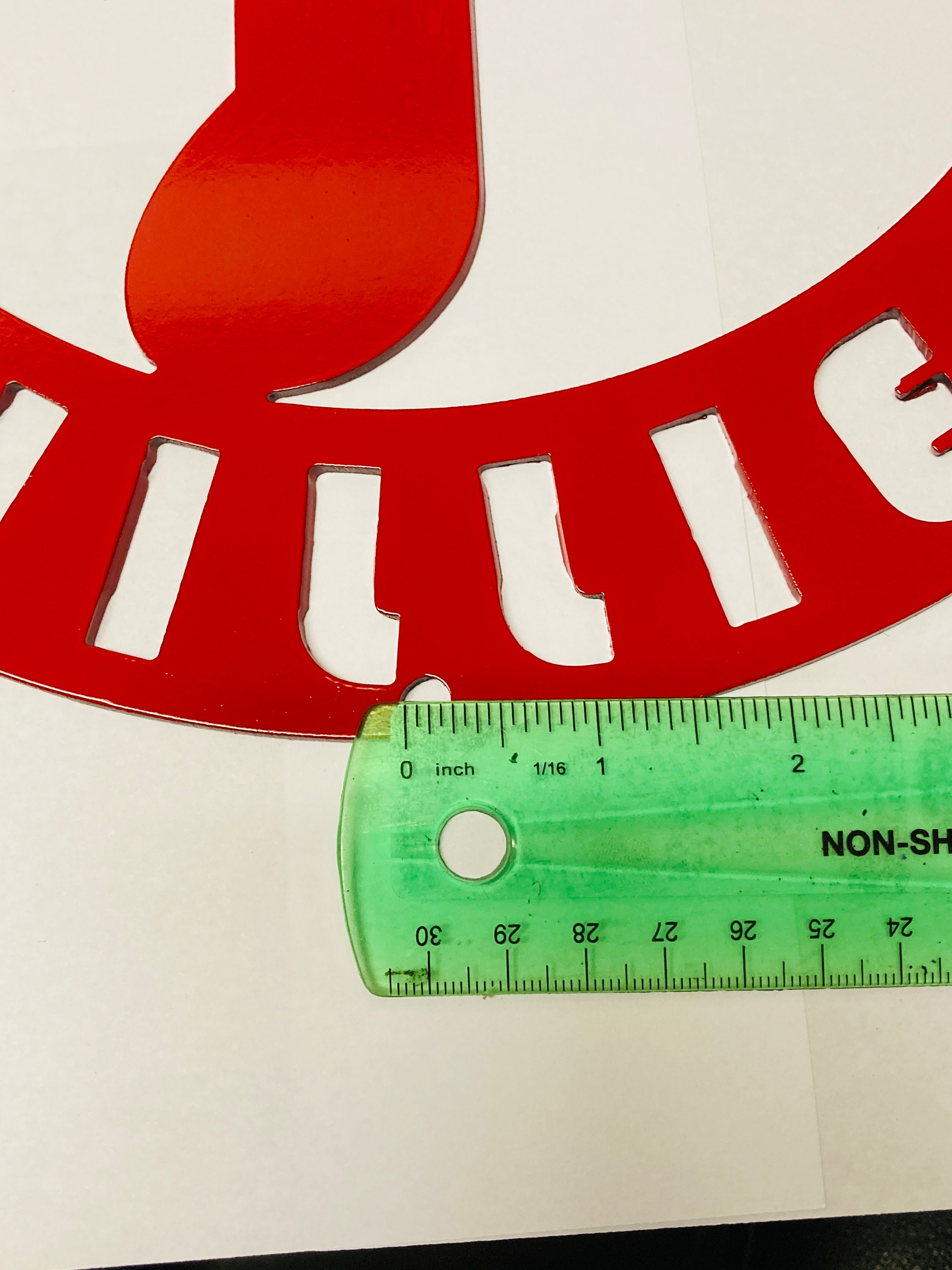 Philadelphia Phillies Metal Wall Sign-red - Etsy