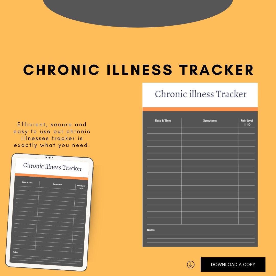 Chronic Illness, Chronic Illness Tracker, Chronic Illness Symptoms ...